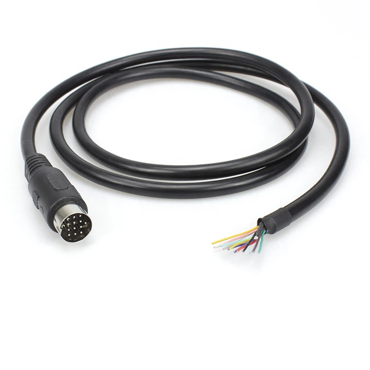 Din 13 Pin Male Connector To Pre-wired Open Cable - News - Shenzhen ...